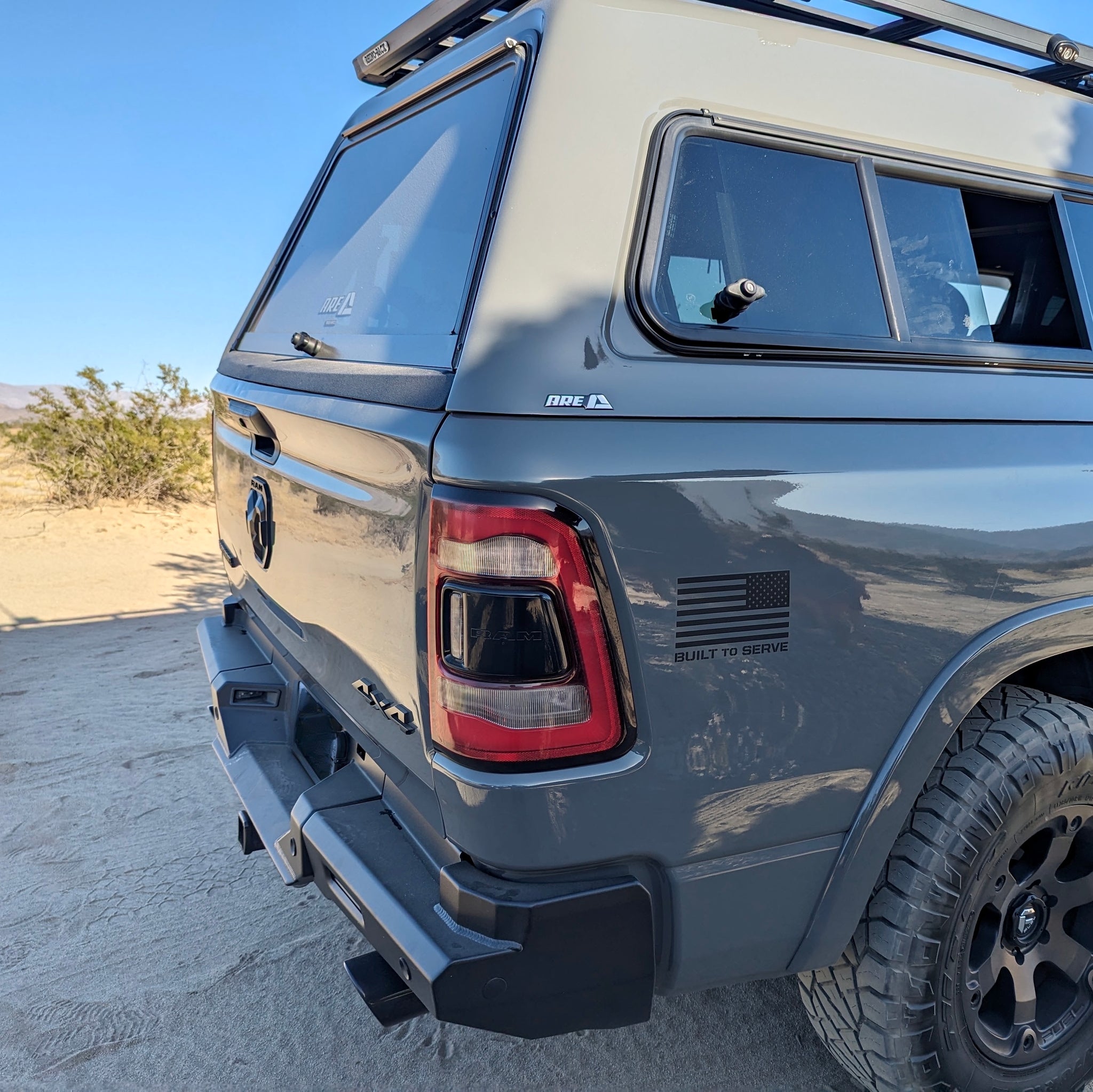 High Clearance MOD V2 Rear Bumper, 2019 - 2024 RAM 1500 DT & Rebel & T ...