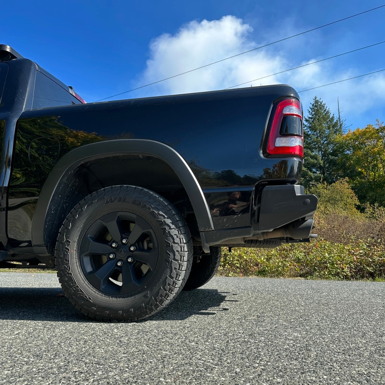High Clearance MOD V2 Rear Bumper, 2019 - 2024 RAM 1500 DT & Rebel & T ...