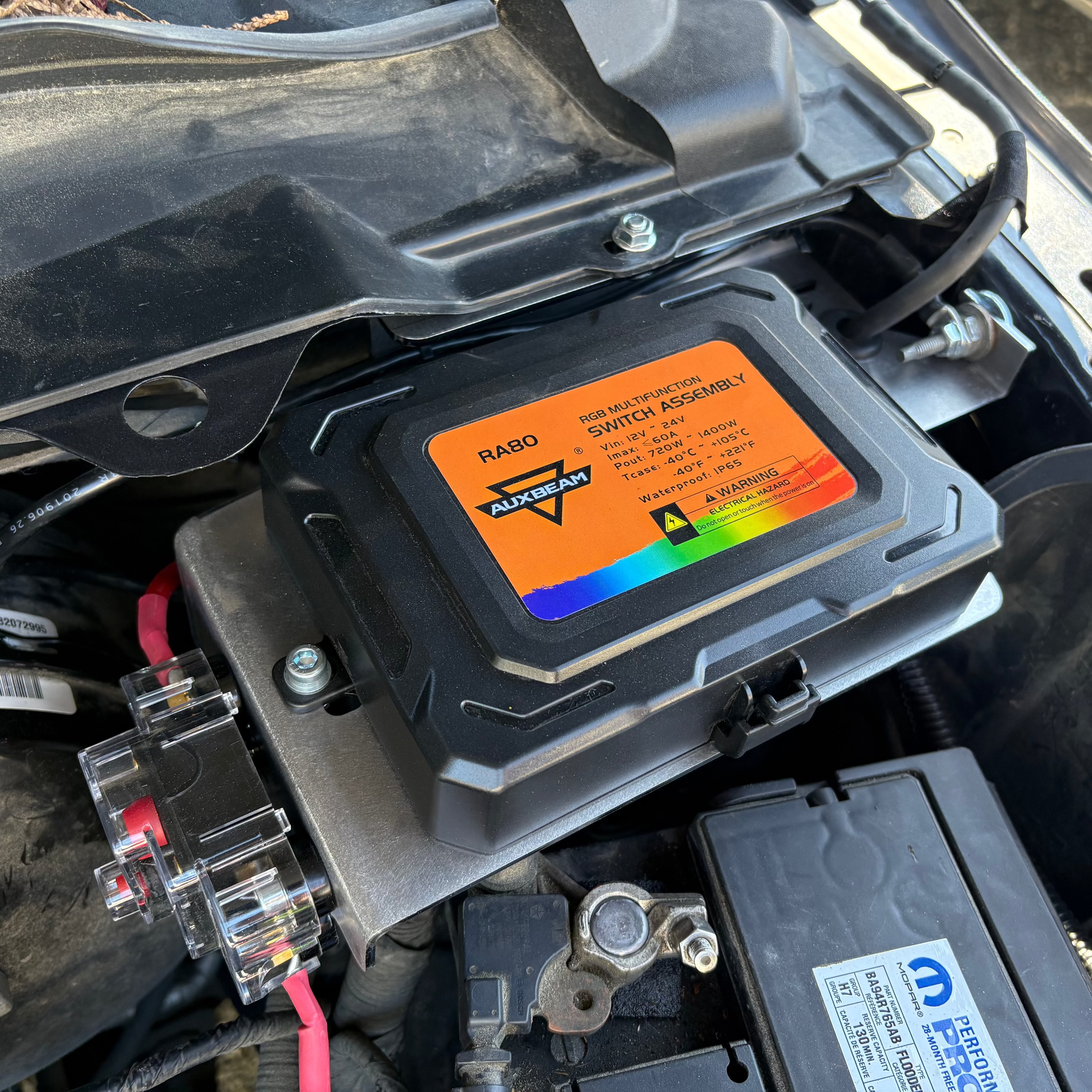 Mounting Kit for Auxbeam Switch Panel | 4th Gen | 2009 - 2018 RAM 1500 ...
