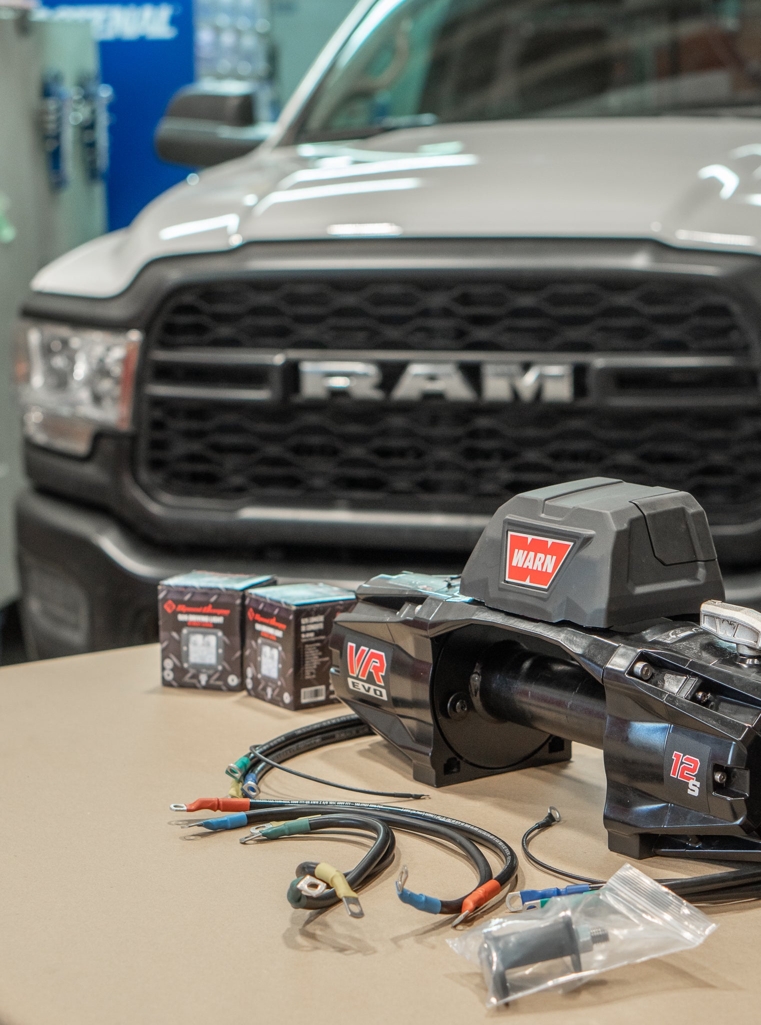 Hidden Winch Mount | 2019-2026 RAM 2500-3500 [6.4L Hemi] – VICE Design Inc