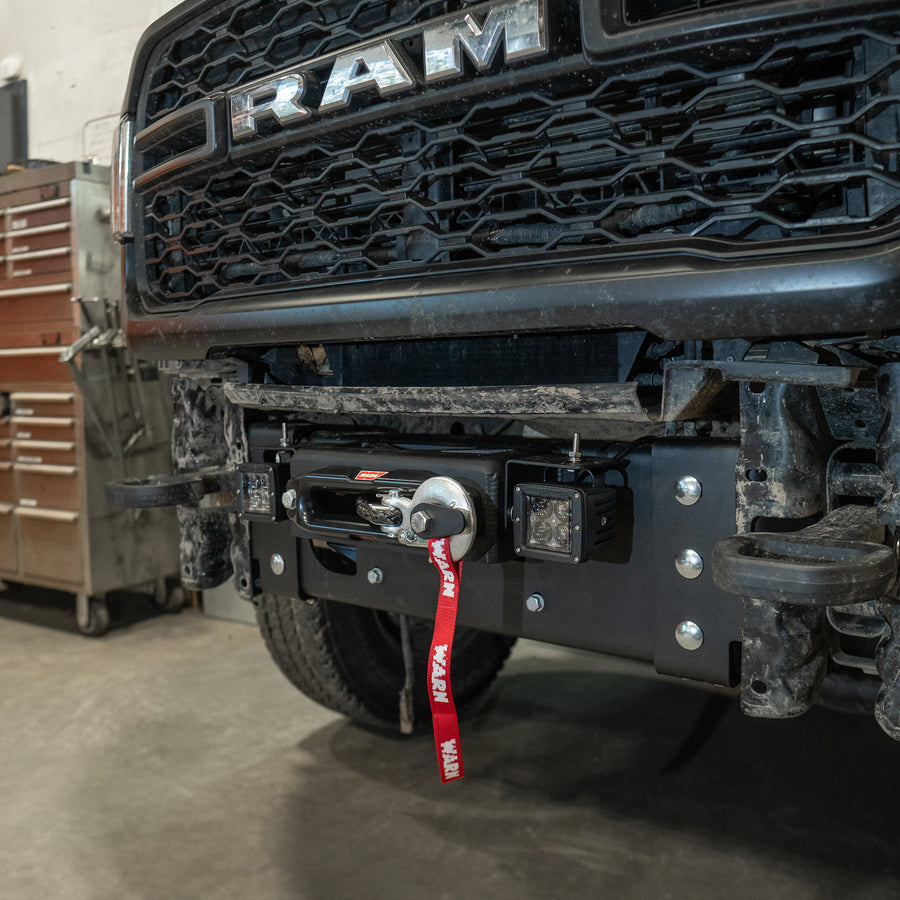 Hidden Winch Mount | 2019-2026 RAM 2500-3500 [6.4L Hemi] – VICE Design Inc