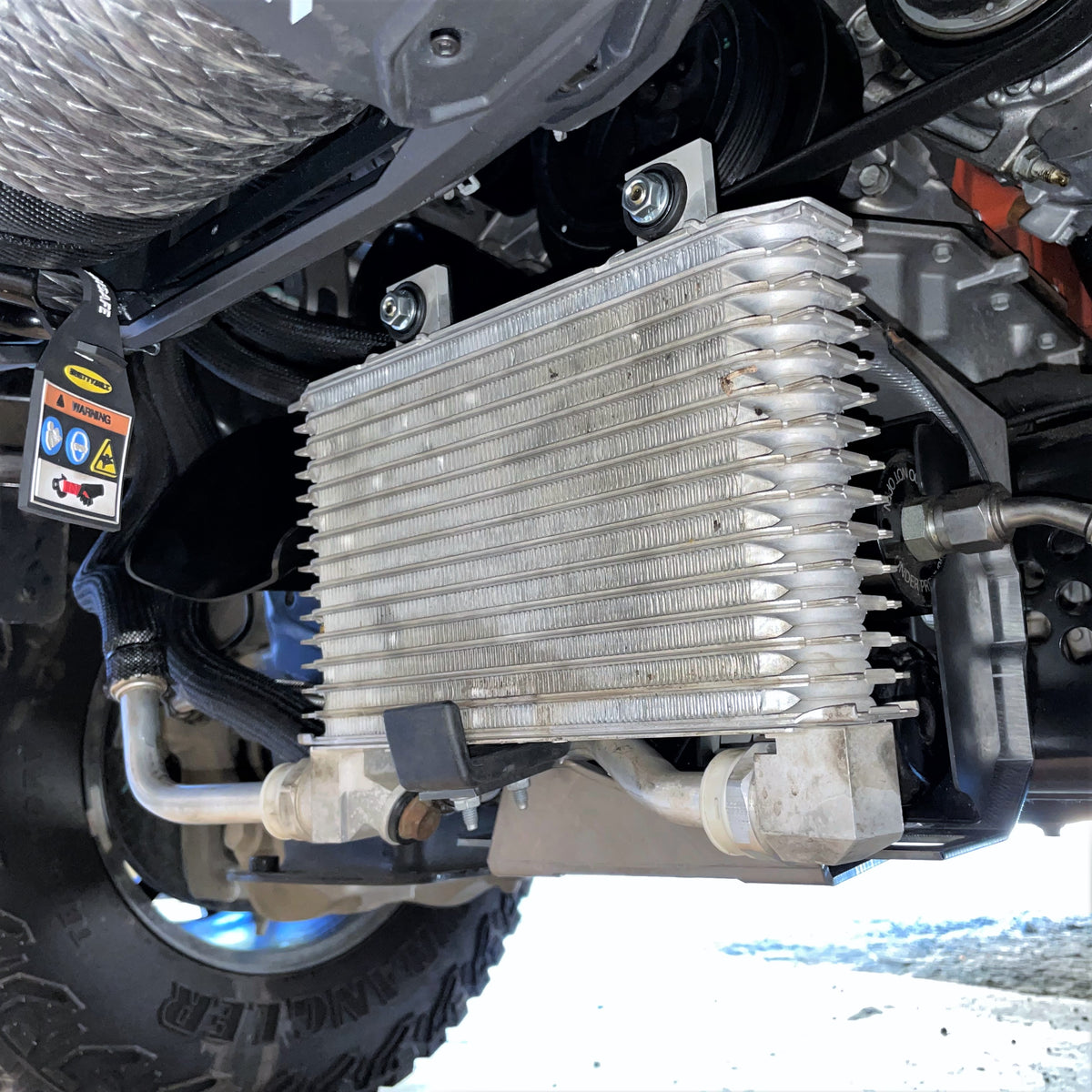 TRX Oil Cooler Relocation Bracket | 2021 - 2024 RAM TRX – VICE Design Inc